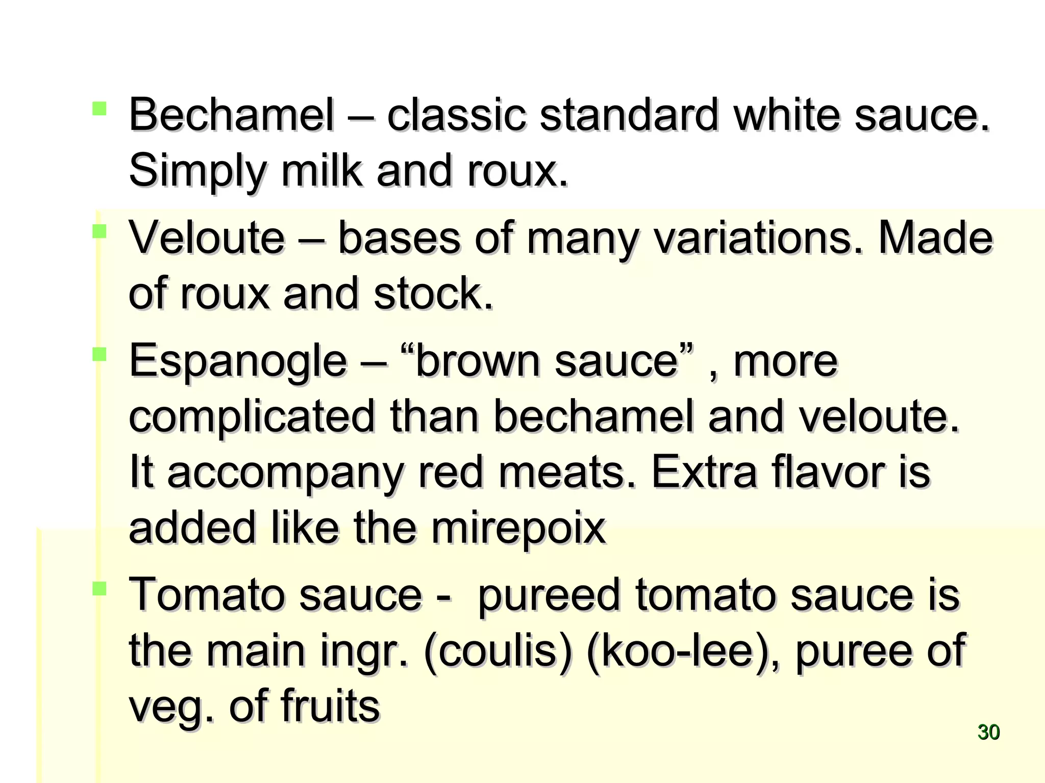 Stocks, soups & sauces (revised) | PPT