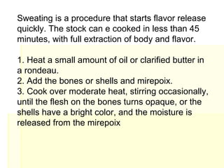 Stocks, soups & sauces (revised) | PPT