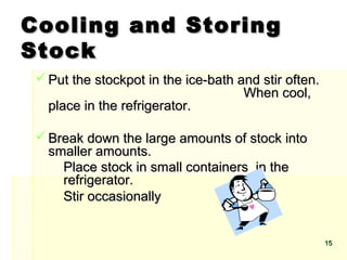 Stocks, soups & sauces (revised) | PPT