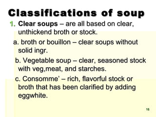 Stocks, soups & sauces (revised) | PPT