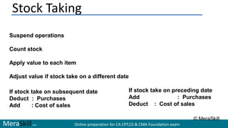 Stock taking | PPTX
