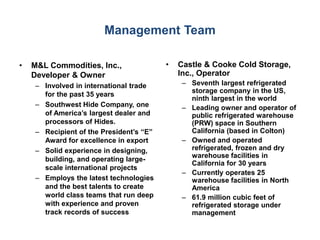 Stockton Port Cold Terminal 07012012x | PDF