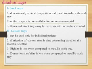 tray definition and classification | PPTX