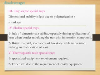 tray definition and classification | PPTX