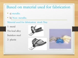 tray definition and classification | PPTX
