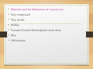 tray definition and classification | PPTX