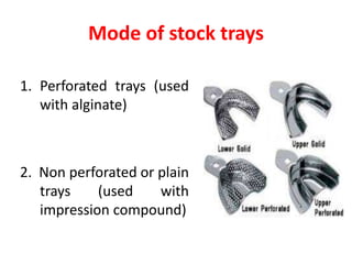 Stock trays | PPT