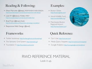 Stocktwits & Responsive Web Design, social network meets flexible ...