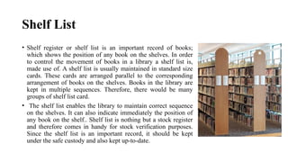 Stock Verification and method ,shelf list .pptx