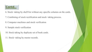 Stock verification PPt | PPTX
