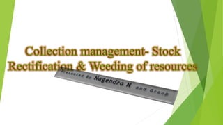 Stock verification PPt | PPTX
