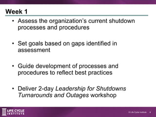 Shutdown Turnaround and Outage Competency Improvement Program | PPTX