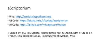 eScriptorium: An Open Source Platform for Historical Document Analysis | PDF