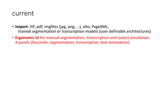 eScriptorium: An Open Source Platform for Historical Document Analysis | PDF
