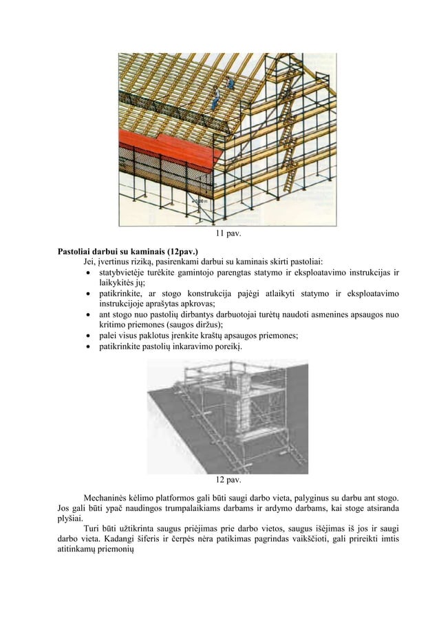 Stogo darbų sauga | PDF