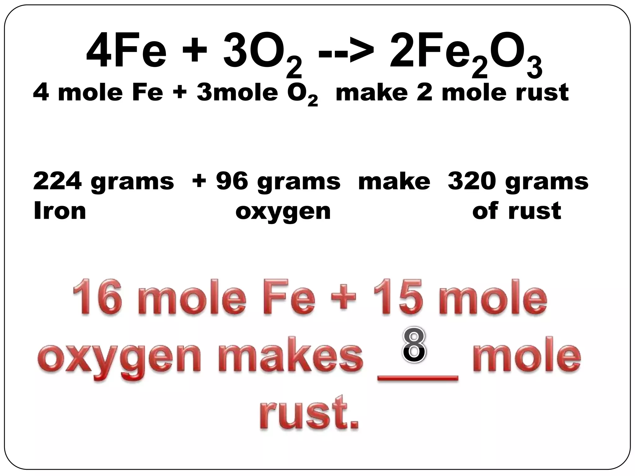 Stoich easy ratio calcs | PPTX | Chemistry | Science