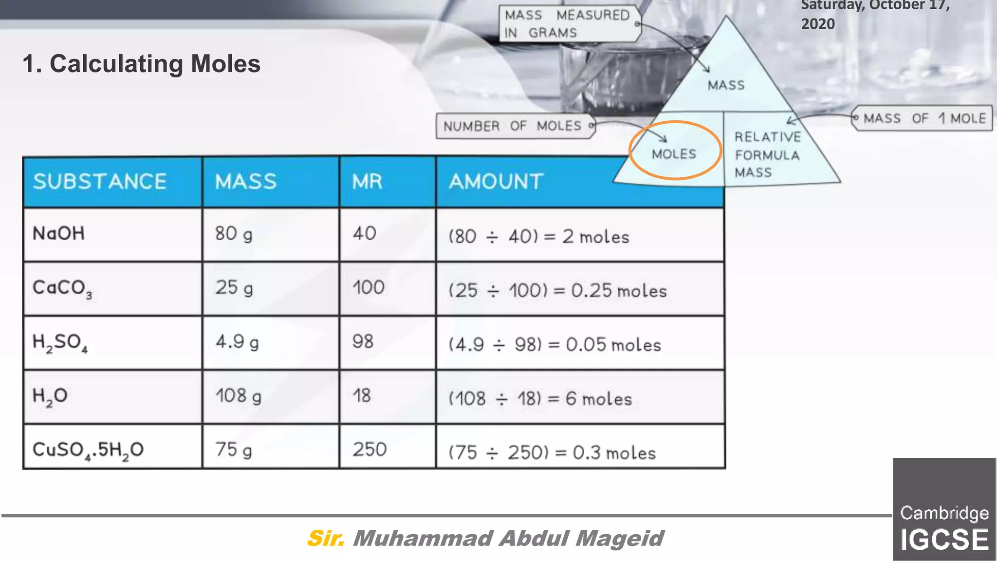 Chapter 4 Stoicheometry | PPTX