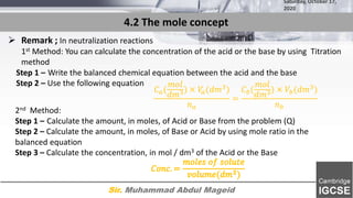 Chapter 4 Stoicheometry | PPTX