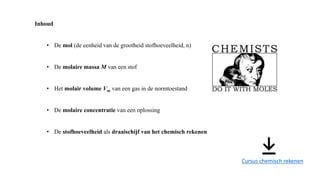Stoichiometrie - Chemisch rekenen | PPTX