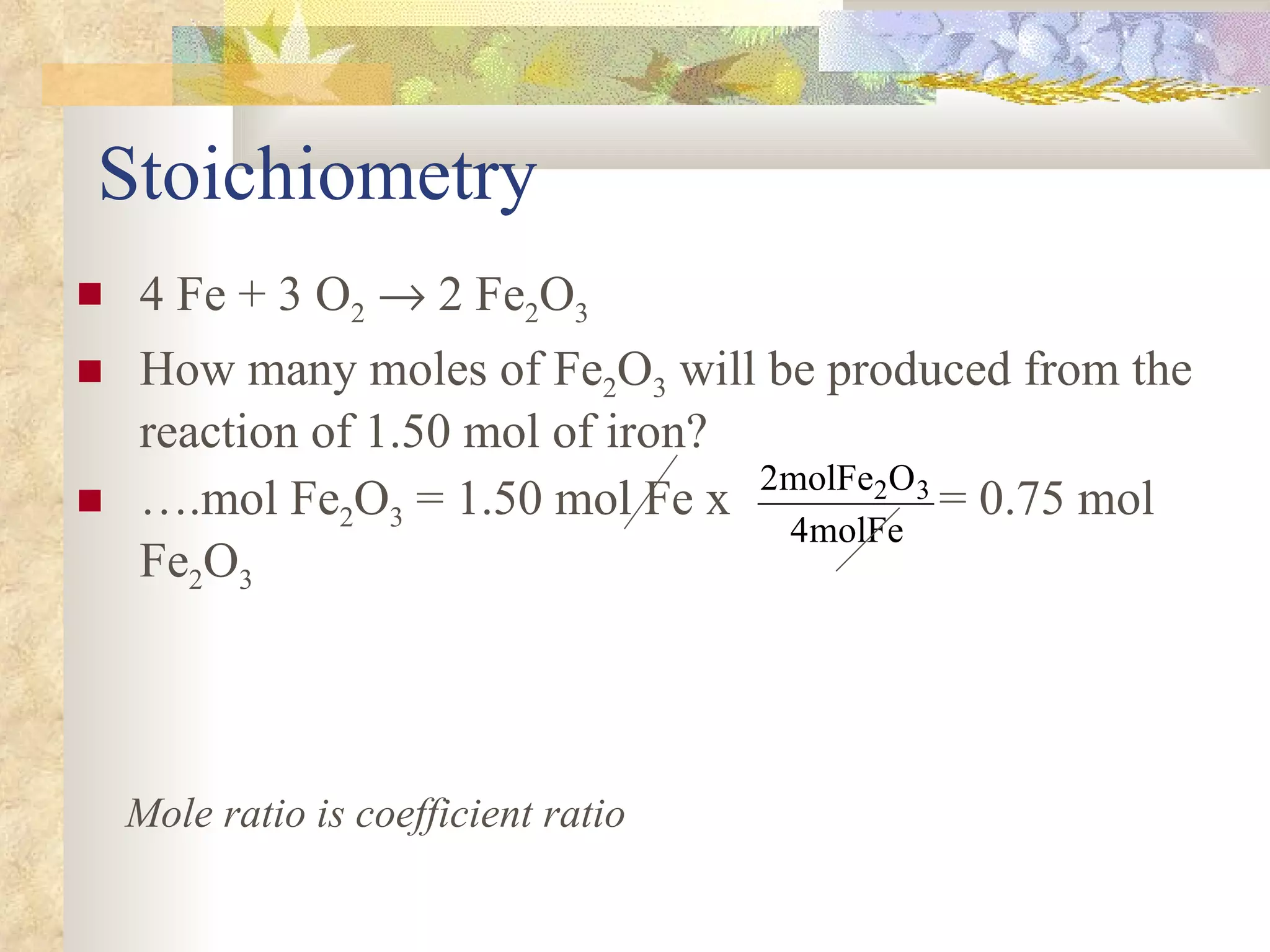 Stoichiometry | PPT