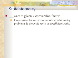 Stoichiometry | PPT