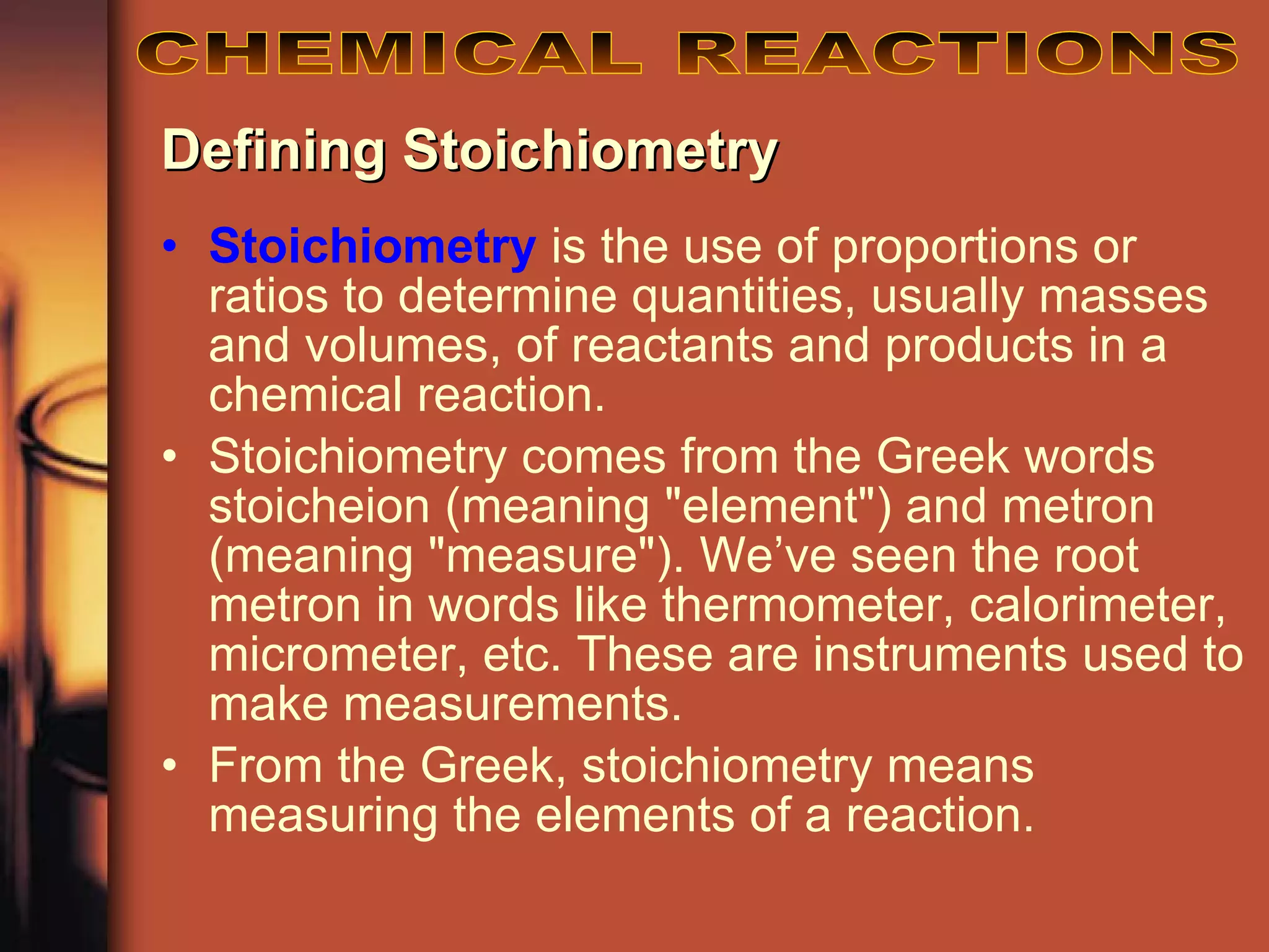Stoichiometry | PPT