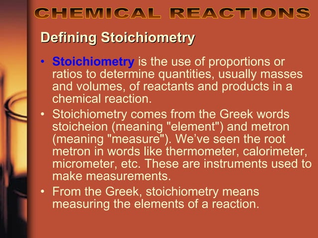 Stoichiometry | PPT