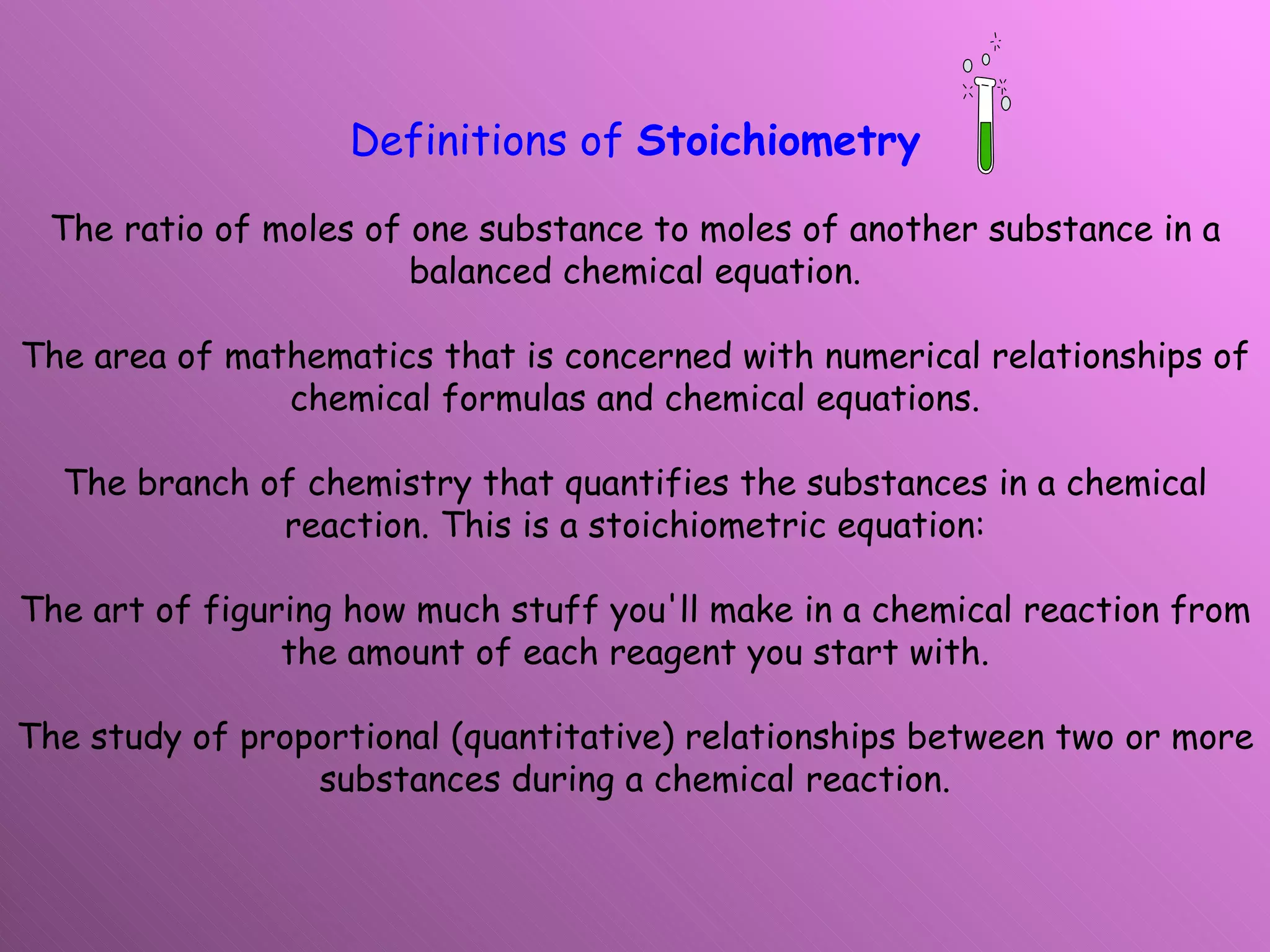 Stoichiometry | PPT