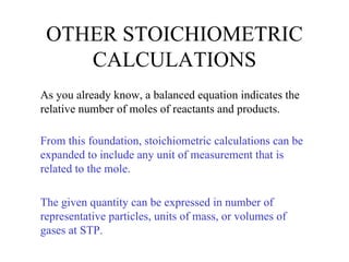 Stoichiometry | PPT