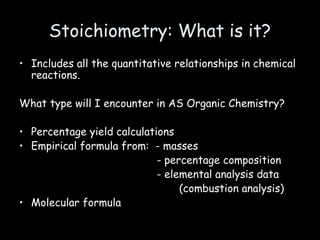 Stoichiometry | PPT | Chemistry | Science
