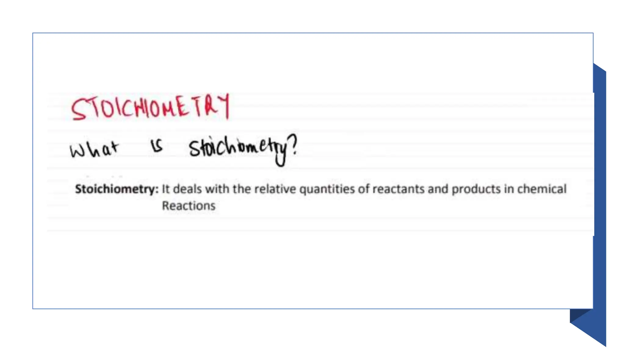 Stoichiometry lecture with examples mole | PPTX