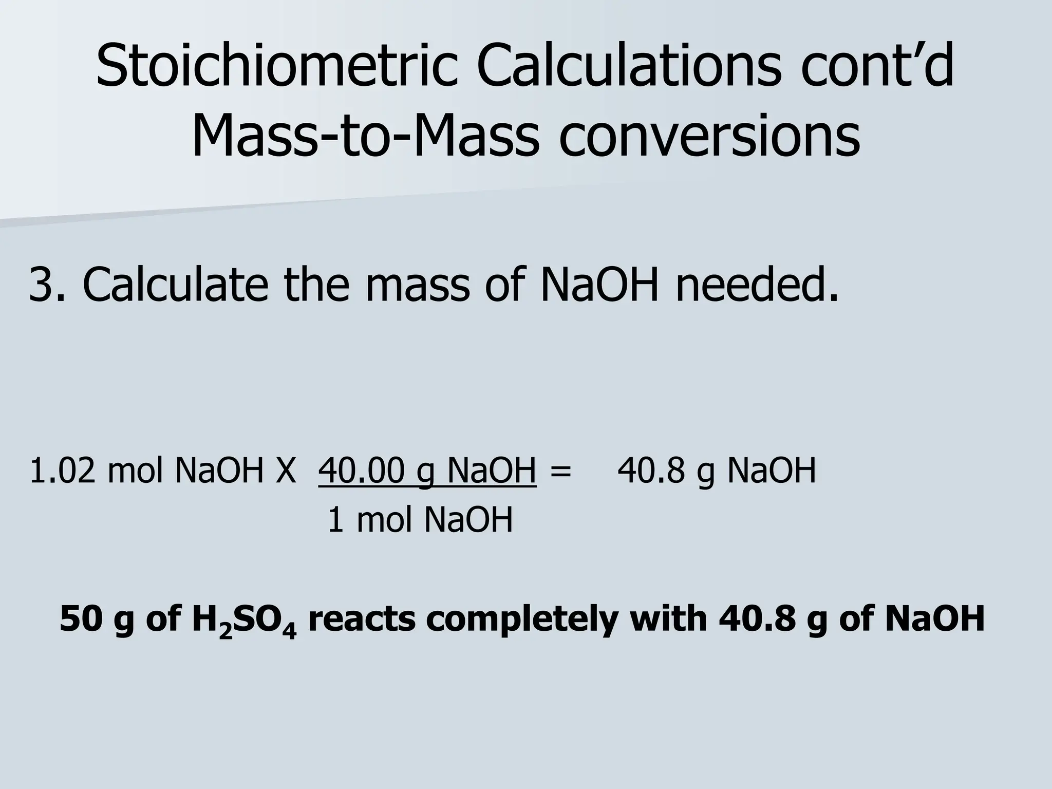 Stoichiometry Notes for general Chemistry 1 | PPTX