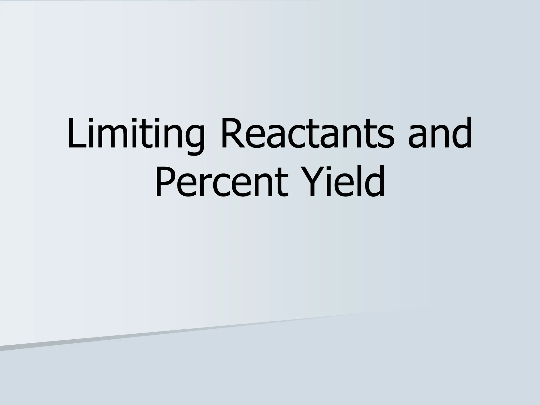 Stoichiometry Notes for general Chemistry 1 | PPTX