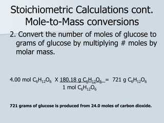 Stoichiometry Notes for general Chemistry 1 | PPTX | Chemistry | Science
