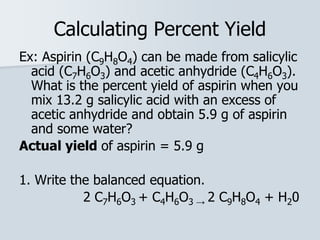 Stoichiometry Notes for general Chemistry 1 | PPTX | Chemistry | Science