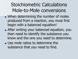 Stoichiometry Notes for general Chemistry 1 | PPTX | Chemistry | Science