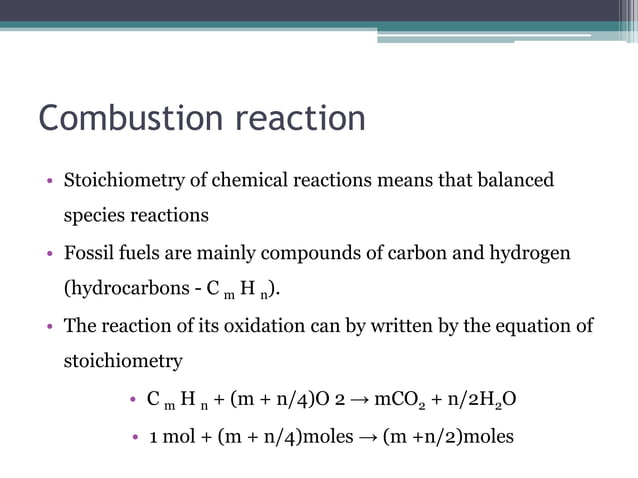 Stoichiometry of combustion of fuels.pptx