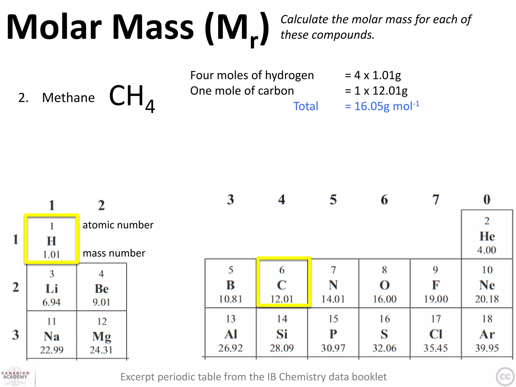 Stoichiometry & The Mole | PPTX