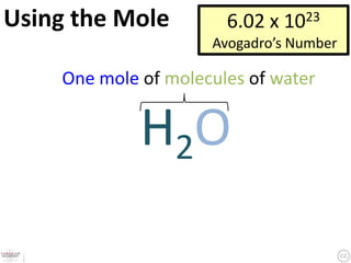 Stoichiometry & The Mole | PPTX