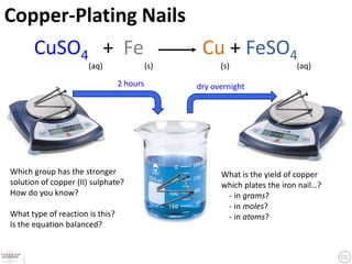 Stoichiometry & The Mole | PPTX