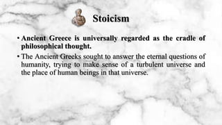 Stoicism | PPTX