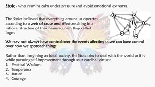 Stoicism and How to build Self Discipline | PDF