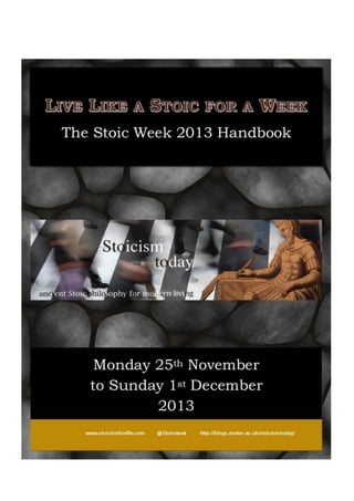 Stoic Week Handbook | PDF