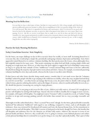 Stoic Week Handbook | PDF