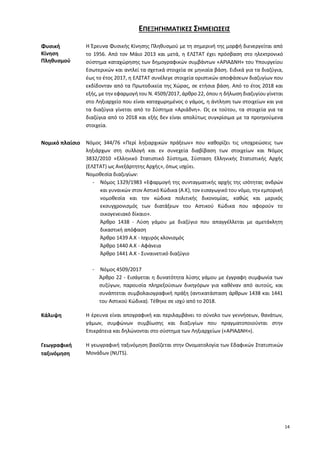 Στοιχεία Φυσικής Κίνησης Πληθυσμού 2022 - ΕΛΣΤΑΤ | PDF