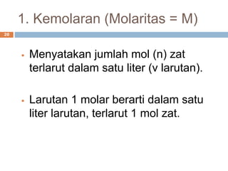 Stoikiometri Larutan | PPTX