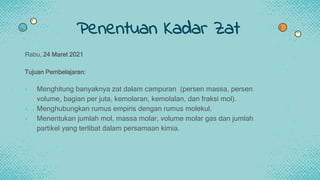 Materi Stoikiometri - bagian 2 | PPTX