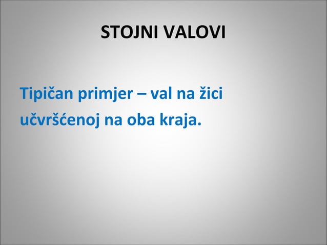 Stojni valovi 10 | PPT