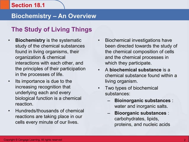 Chem 45 Biochemistry: Stoker chapter 18 Introduction – Cell Structure | PDF