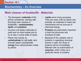 Chem 45 Biochemistry: Stoker chapter 18 Introduction – Cell Structure | PDF